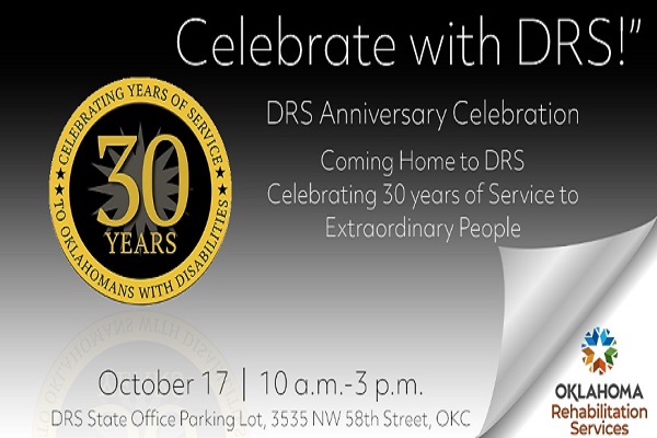 DRS to celebrate 30 years of service to 2.45 million Oklahomans with ...